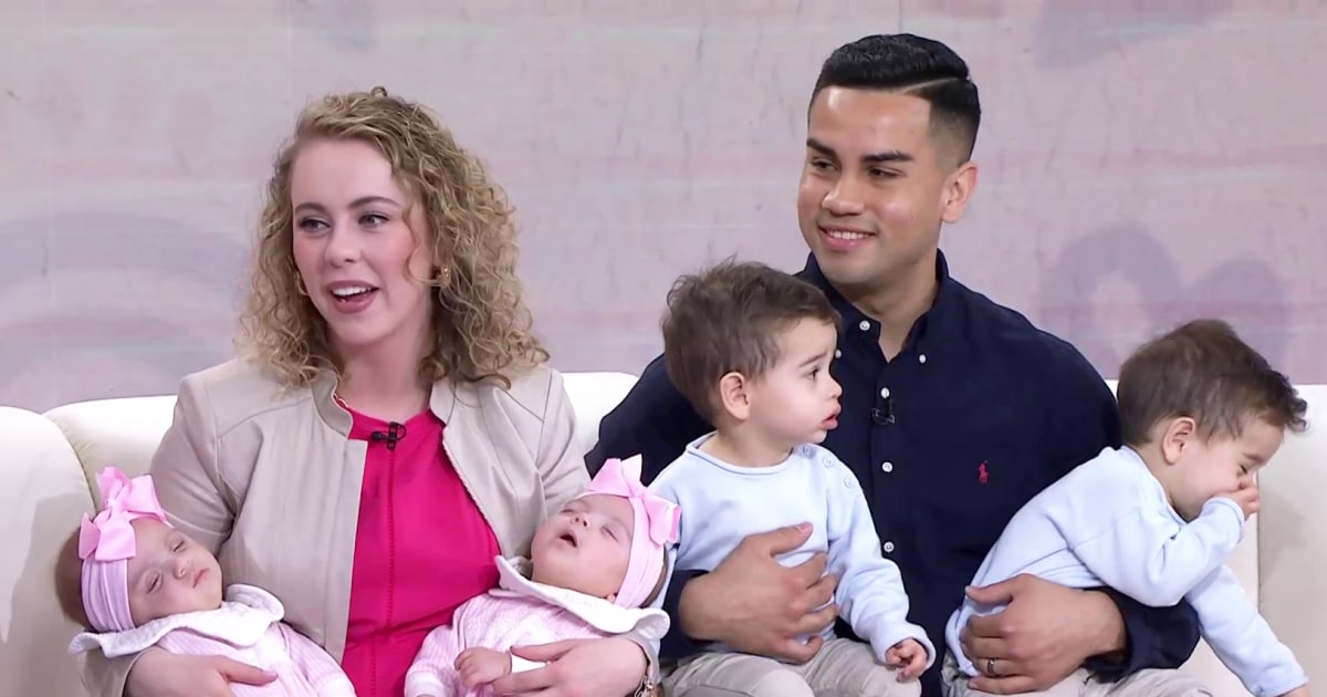Two Sets Of Twins Under Two Visit TODAY Show