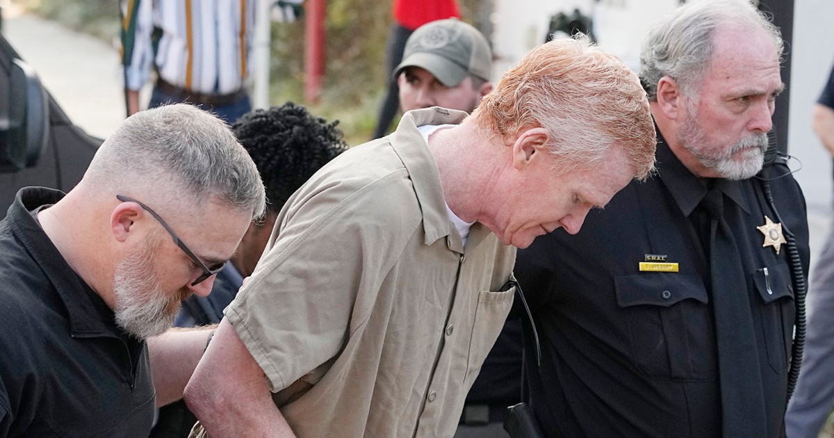 Alex Murdaugh is seen with his prison buzz cut as he starts two life ...