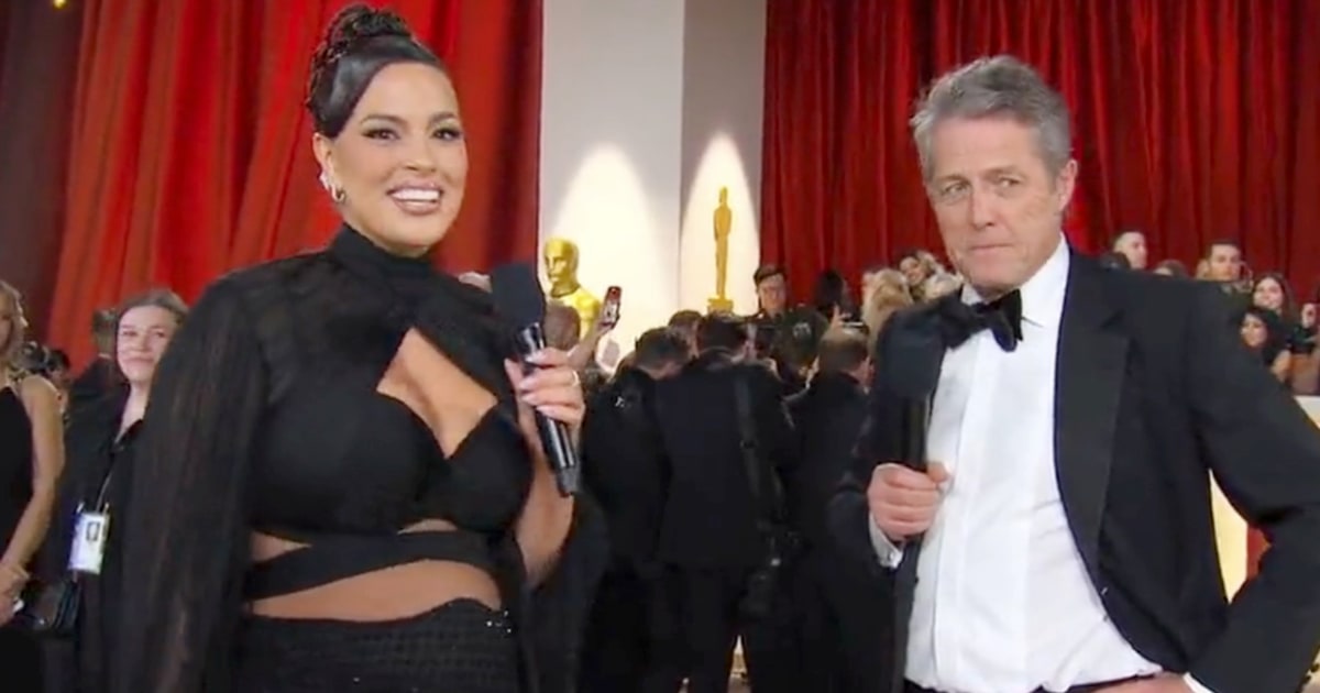 Hugh Grant's Oscar Conversation With Ashley Graham Sparks Anger