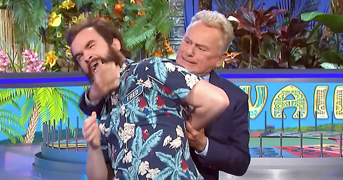 Why Pat Sajak broke out a wrestling move on this ‘Wheel of Fortune ...