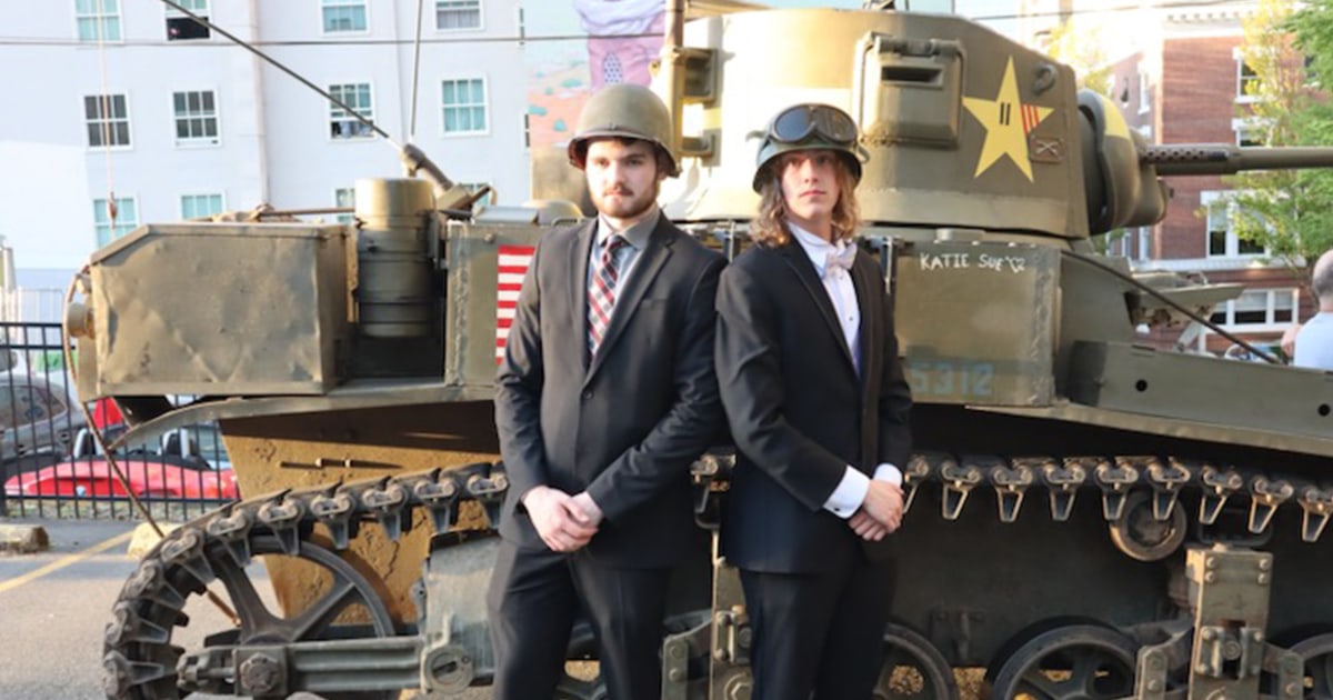 Teens Arrive At Prom In WWII Tank