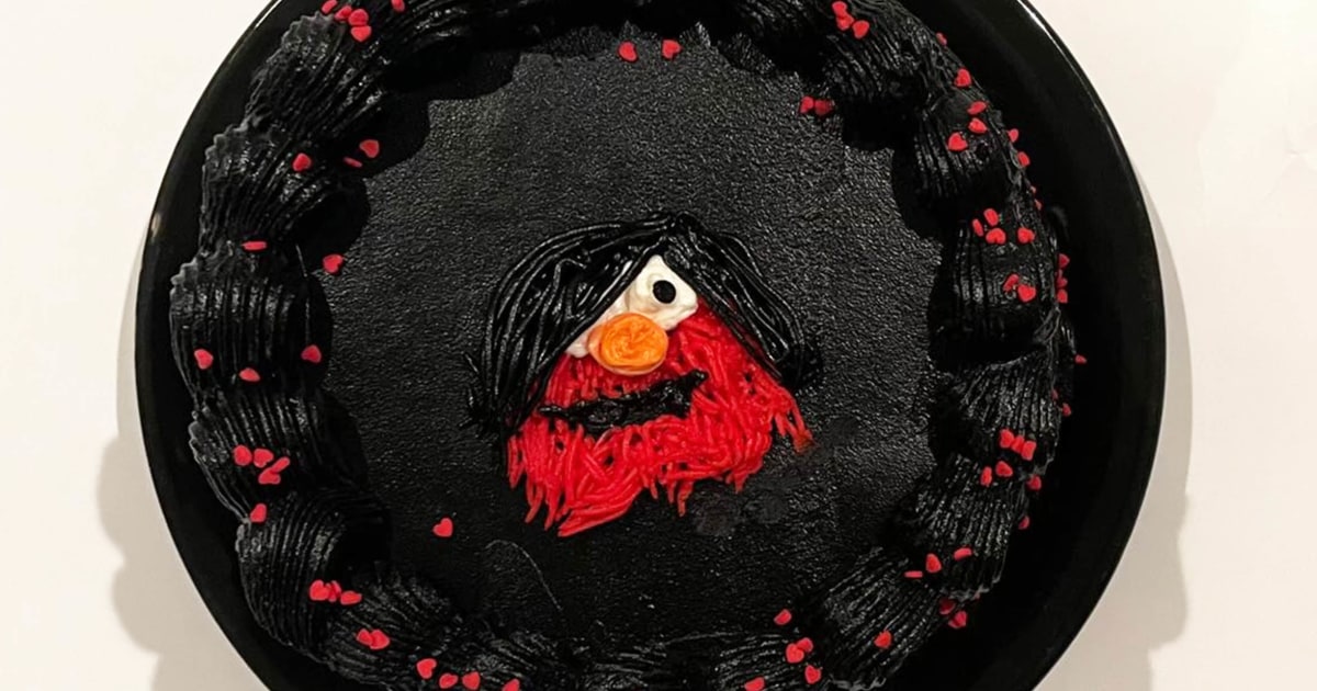 Baker Makes Emo Elmo Cake After Misreading Instructions