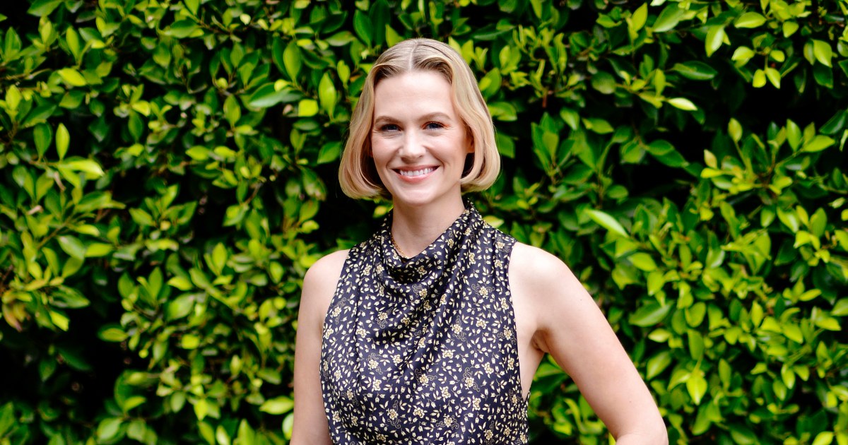 January Jones Shows Off Her Shorter Haircut Ahead of Summer