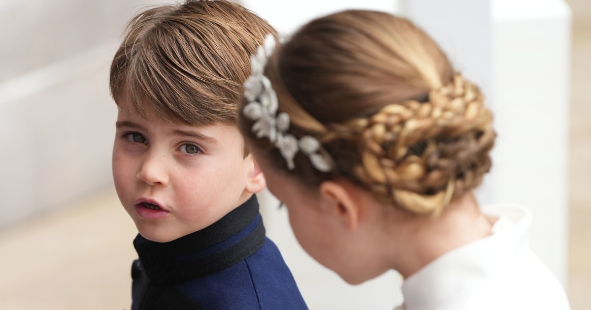 Princess Charlotte, Prince Louis Hold Hands At King Charles' Coronation