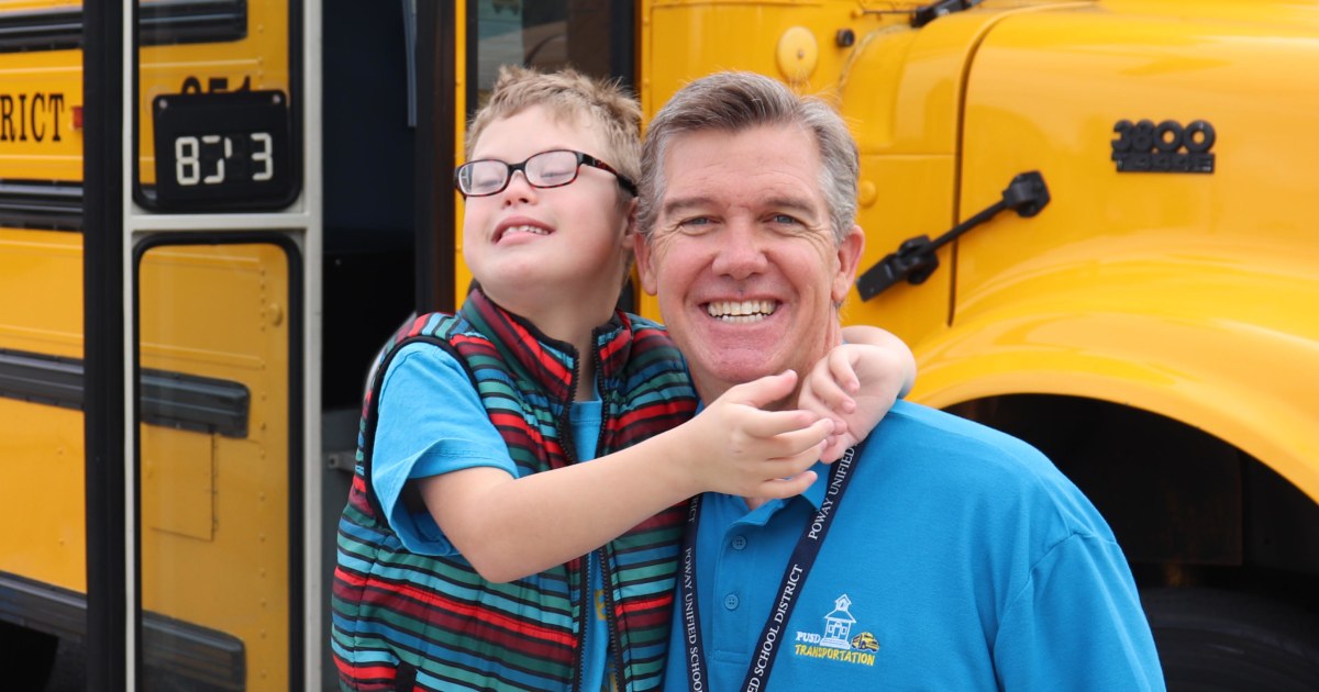 Dad Took A Second Job As Bus Driver For Son's School