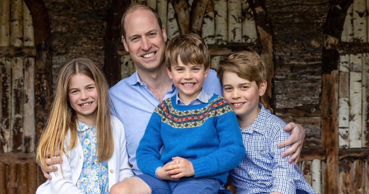 Prince William Shares New Photo Of George, Charlotte and Louis for ...