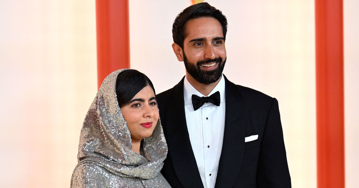 Malala Yousafzai and Her Husband Get Into the Barbie Spirit