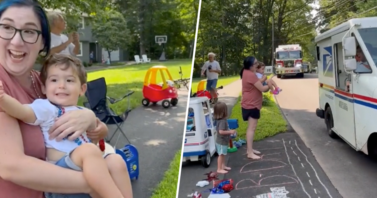 Beloved Mailman Surprises Connecticut Toddler With Truck Parade