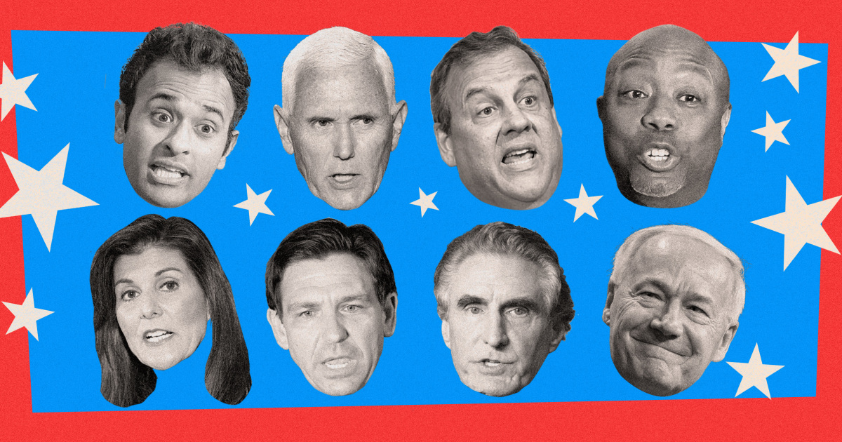 Republicans Without Trump Take Stage In First GOP Primary Debate