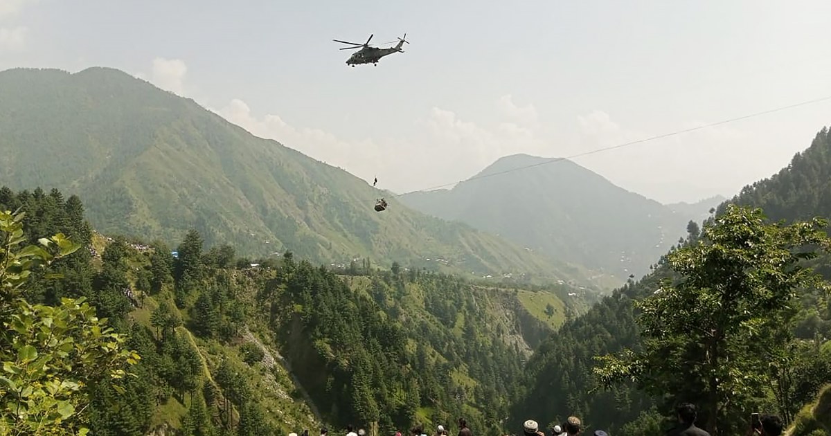 Pakistan Cable Car Rescue: 7 Children Rescued From Cable Car