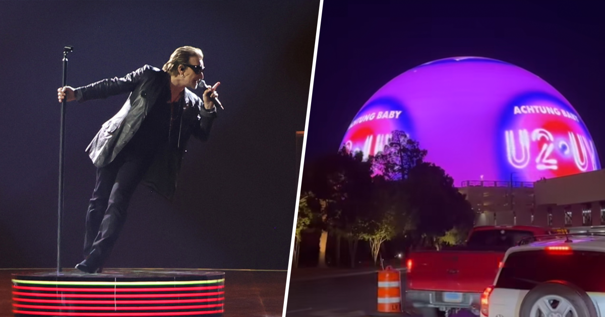 U2 Show Marks Official Opening of Sphere in Las Vegas