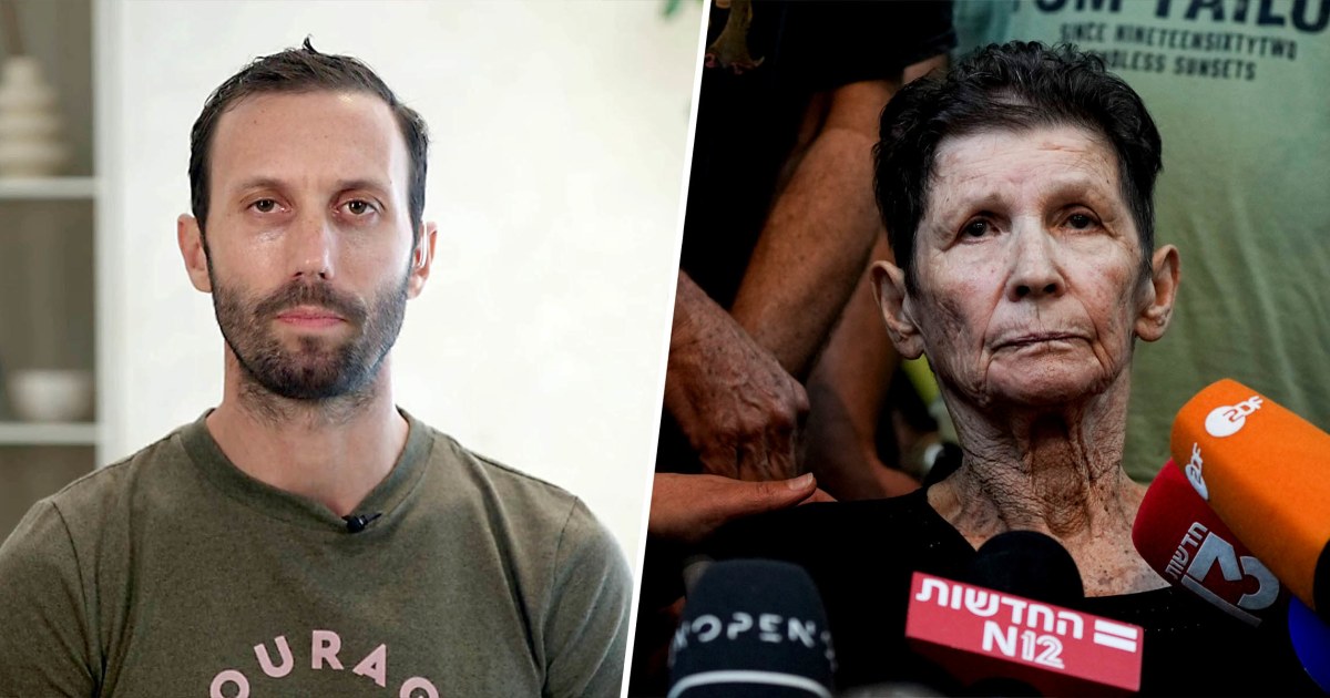 Grandson of Freed Hamas Hostage Felt 'A Sting in My Heart’ Seeing ...