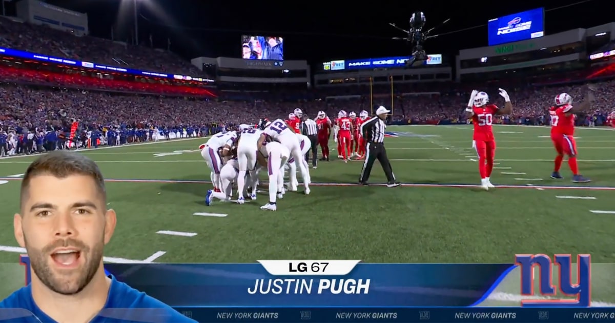 Giants' Justin Pugh 'Sunday Night Football' Couch Intro