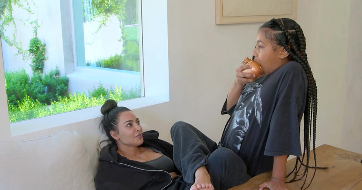 North West Eats Raw Onion like an Apple and Fans Are Shocked