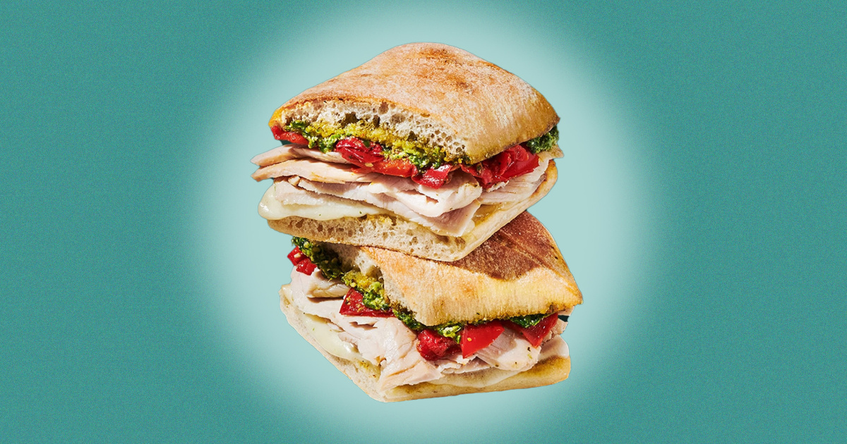 Starbucks Customer Shows Epic Sandwich-Splitting Fail