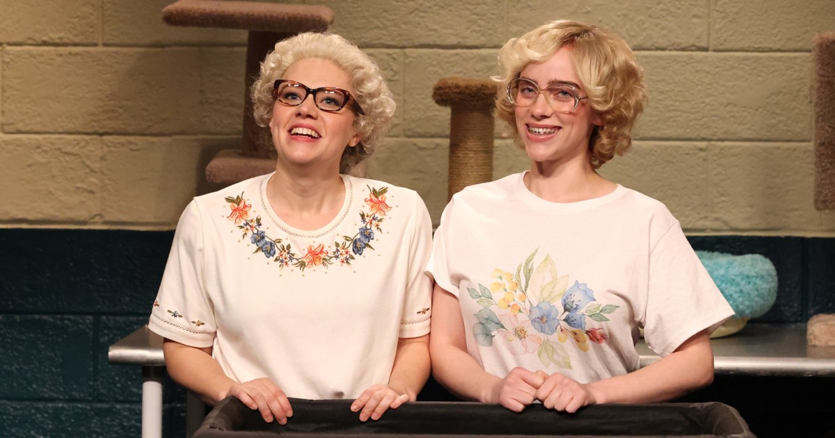 Kate McKinnon, Billie Eilish Transform Into Cat Ladies on ‘SNL’