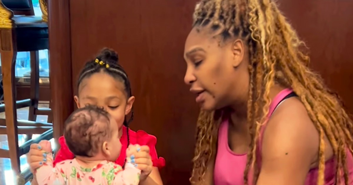 Serena Williams Shares Baby Daughter Adira's 'Workout'