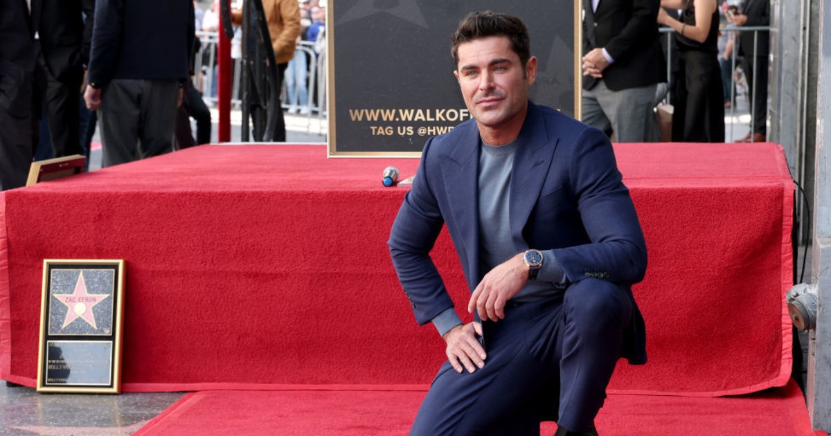 Zac Efron Honors Matthew Perry in Hollywood Walk of Fame Star Ceremony