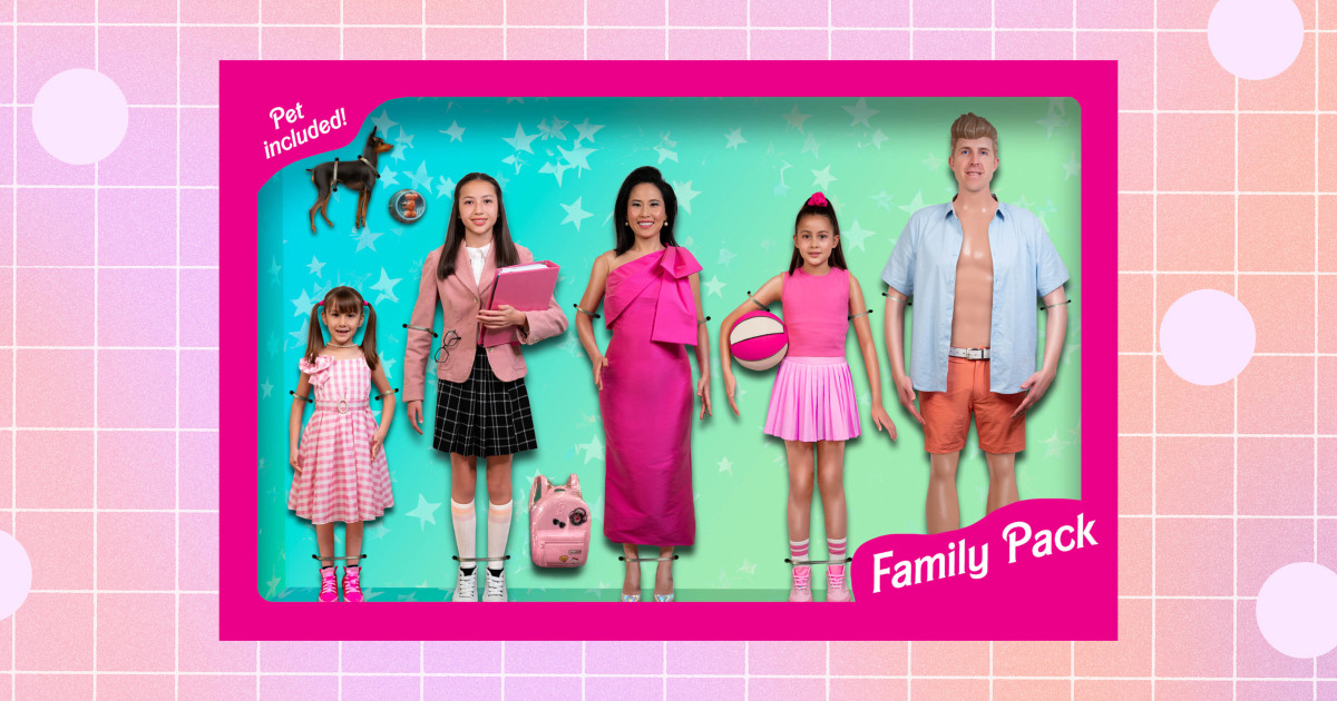 NBC's Vicky Nguyen Shares Family's 2023 'Barbie' Holiday Card