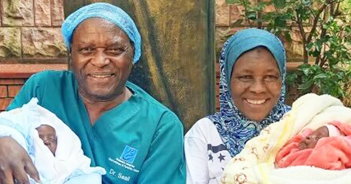 70-Year-Old Who Says She Gave Birth To Twins Shares First Photos