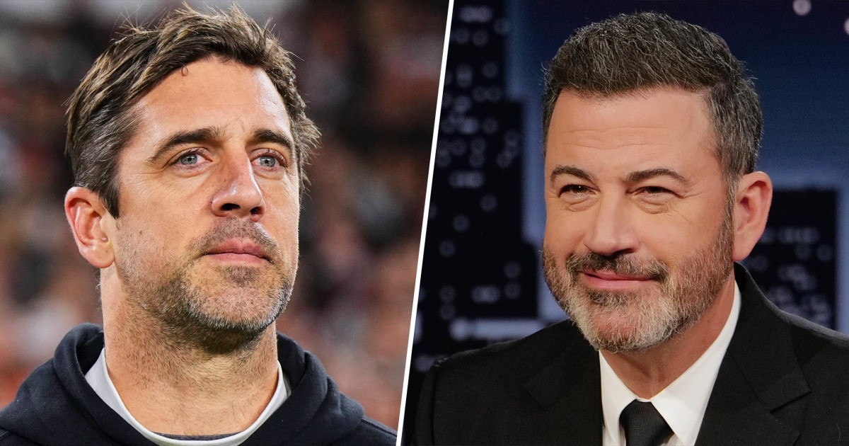 Aaron Rodgers Responds After Jimmy Kimmel Challenges Him To Apologize ...