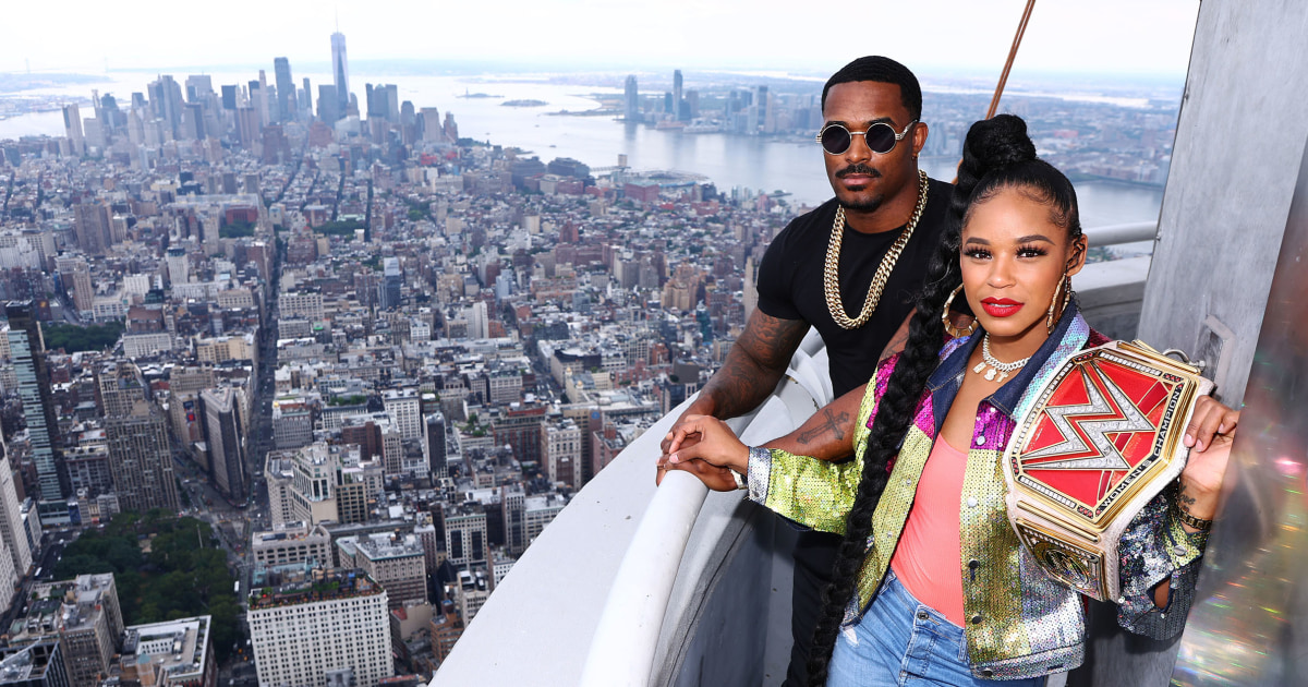 WWE Couple Bianca Belair and Montez Ford Discuss Importance of ...