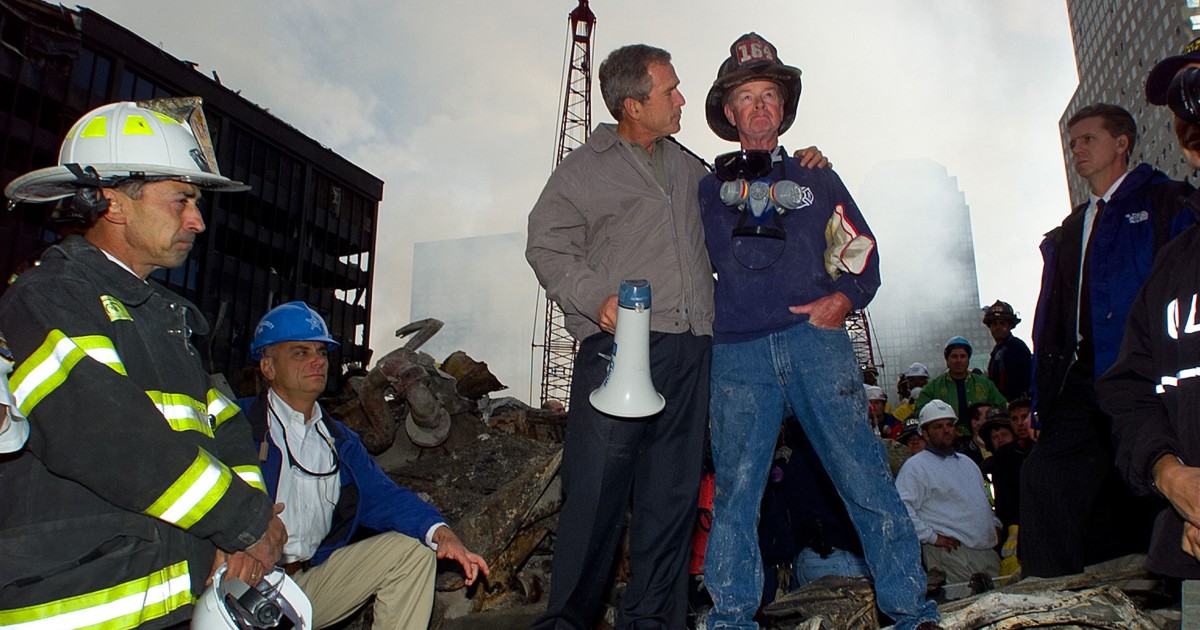 Bob Beckwith, Firefighter in Famous Image with Bush after 9/11, Dies