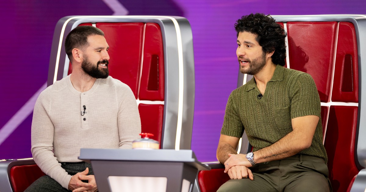 'The Voice': Dan + Shay Explain How the Double Chair Will Work for ...