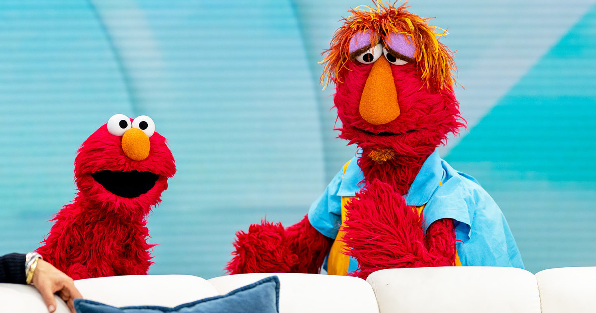 Elmo's Dad, Louie, Joins Him On TODAY To Talk About Mental Health