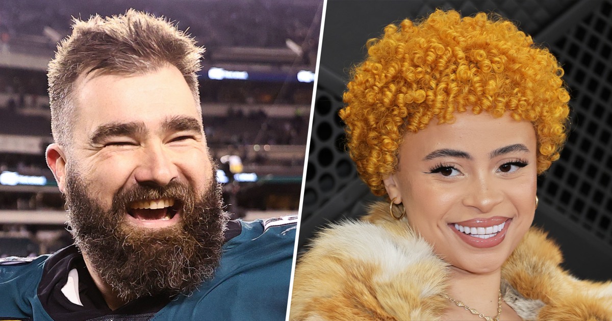 Jason Kelce Talks Meeting Ice Spice With Taylor Swift At The Super Bowl