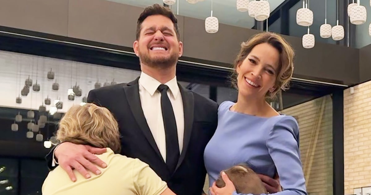 Michael Bublé's Children Welcome Him Back Home in Sweet Pic: All About ...