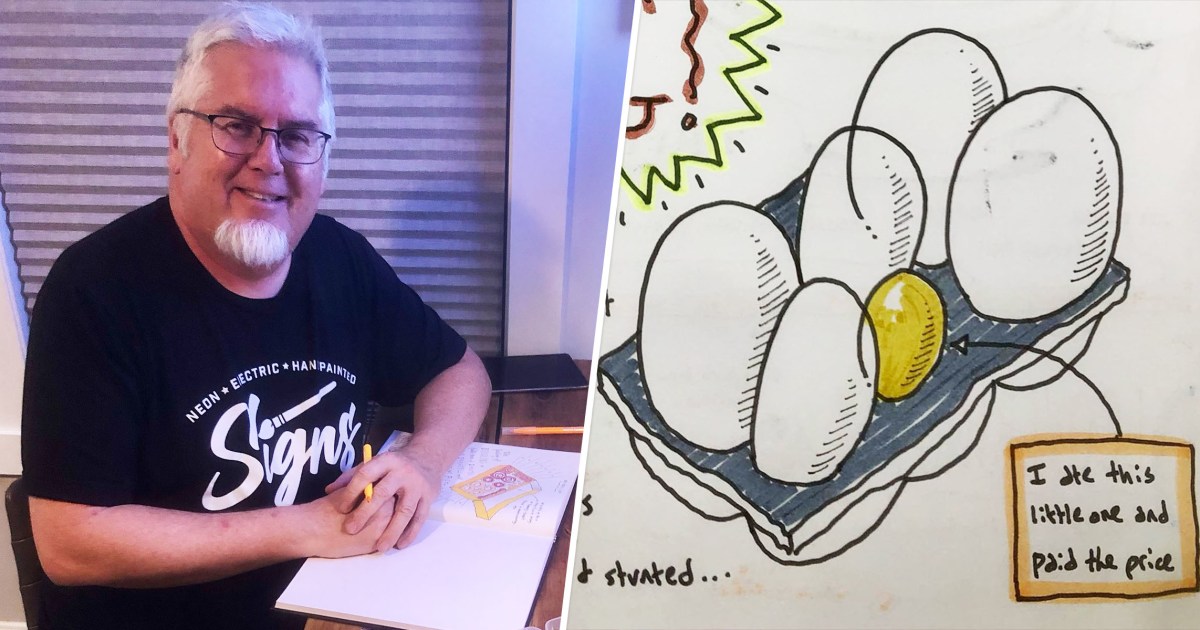 Dad Goes Viral for Journal Entry About Eating a Bad Egg