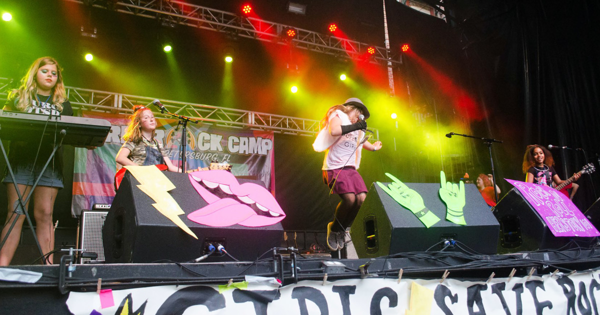 Girls Rock St. Pete Empowers Girls And Women to Become Rock Stars