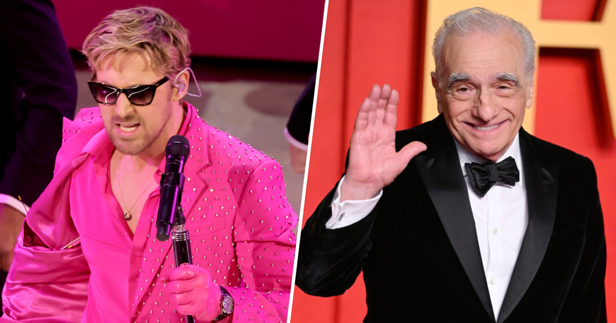 Martin Scorsese Reacts To Ryan Gosling's 'I'm Just Ken' Oscars Performance