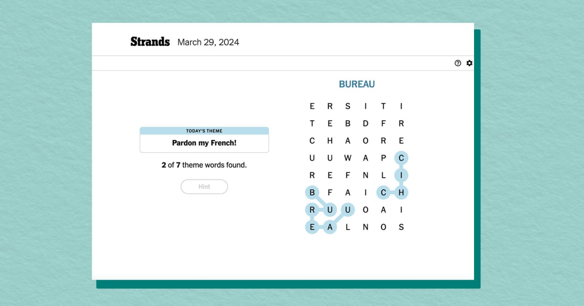 What Is Strands? How to Play New York Times Word Search Game