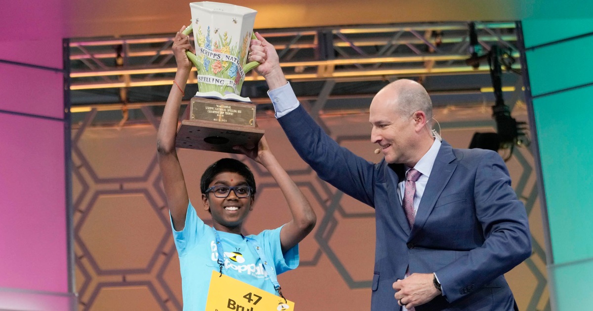 Scripps National Spelling Bee Winner Says He Plans To Donate His Winnings