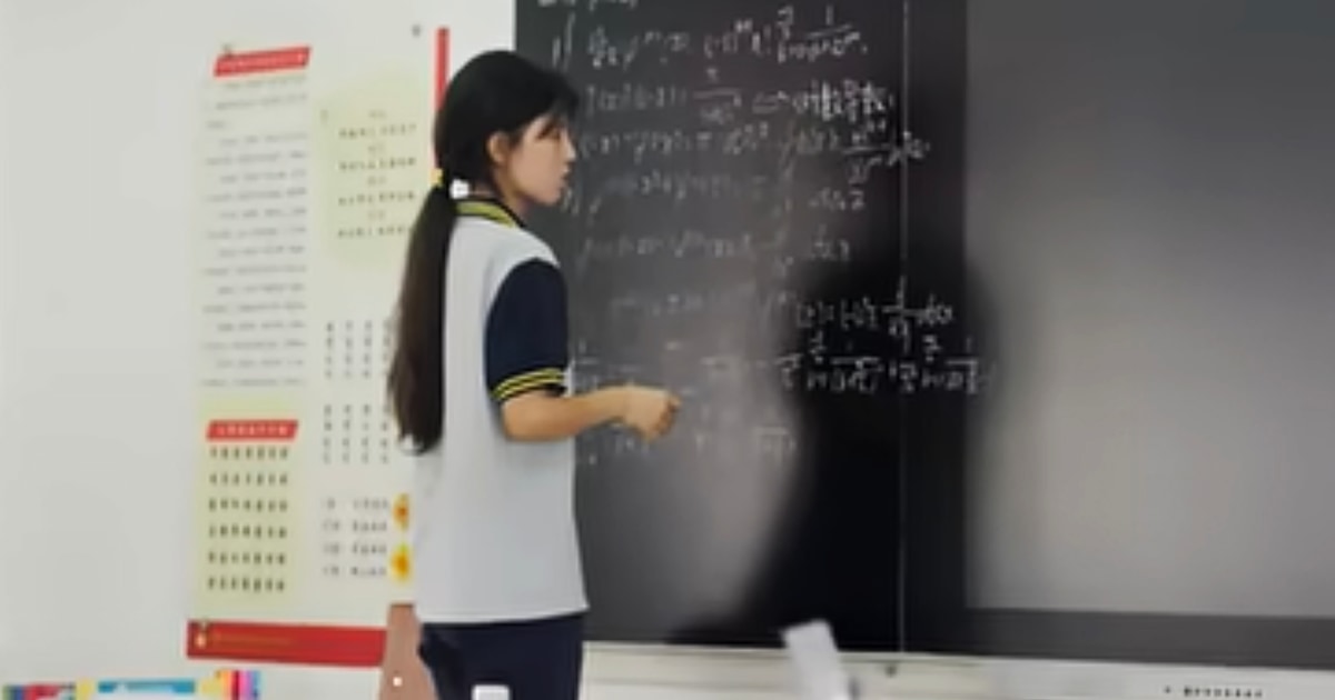 Teenager stuns China after beating A.I. in math contest