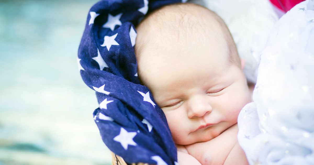 Red, White And Blue-Inspired Baby Names For Boys And Girls