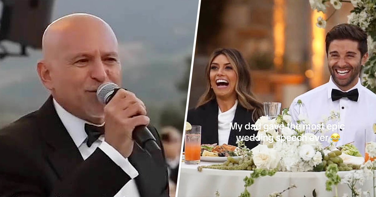 Dad’s Musical Tribute To Newlyweds At Wedding Goes Viral