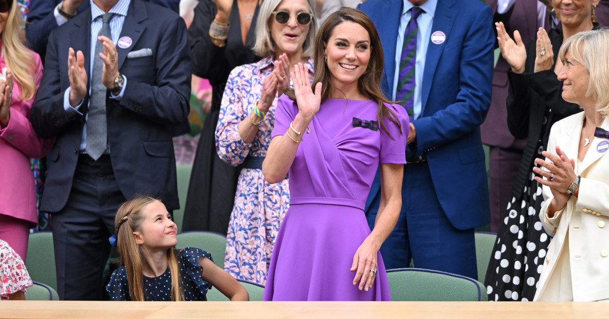 Kate Middleton Attends Wimbledon With Princess Charlotte