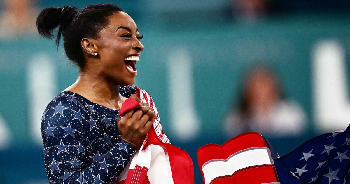 Simone Biles Makes History as Most Decorated American Olympic Gymnast
