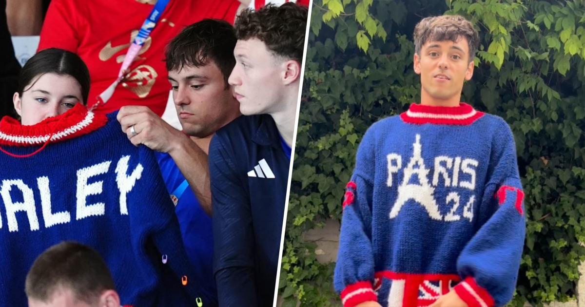 Tom Daley Reveals Paris Sweater He Knitted During the Olympics