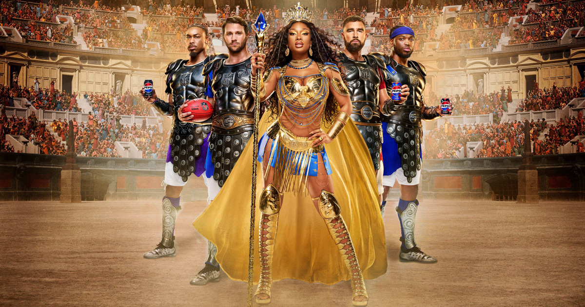 Pepsi ‘Gladiator 2’ Ad Stars Megan Thee Stallion, Travis Kelce