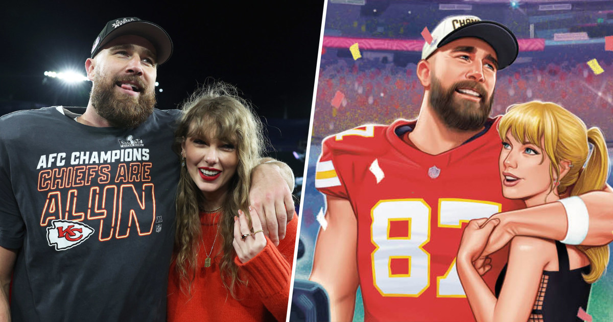See Travis Kelce, Taylor Swift's Romance Illustrated in Children's Book