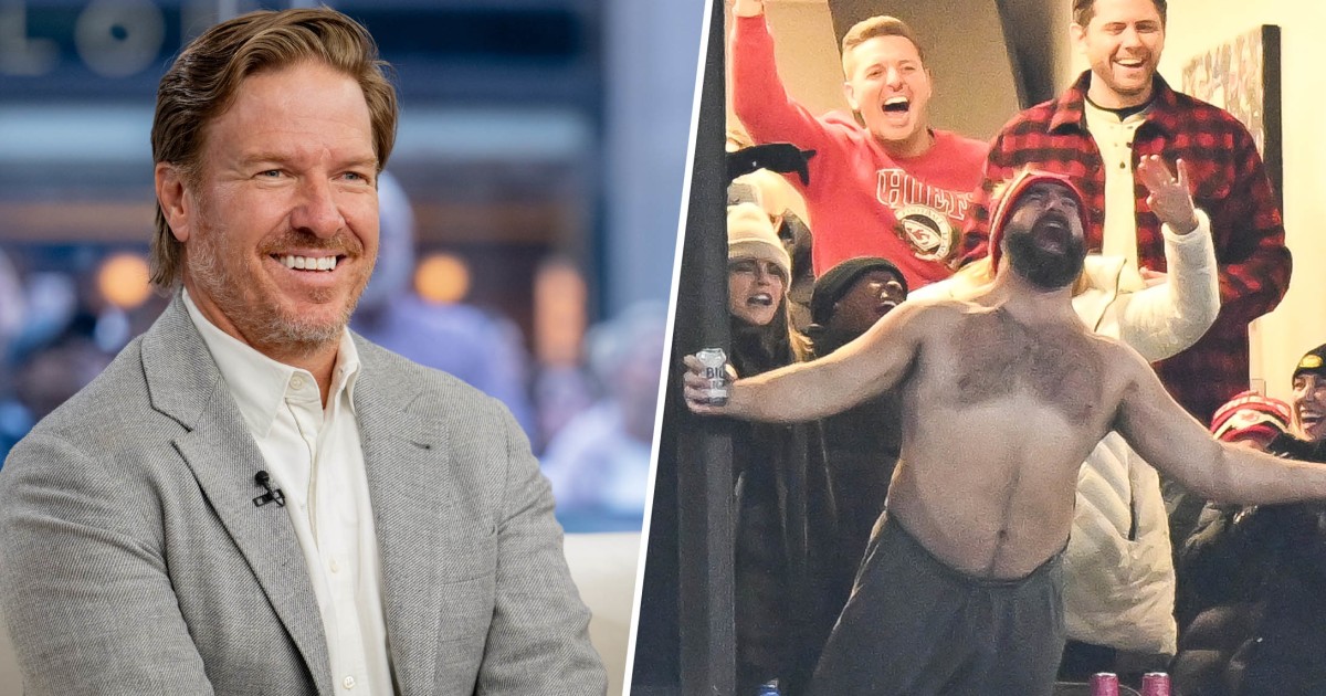 Chip Gaines Says Jason Kelce's Shirtless Moment Inspired New Hamster Show