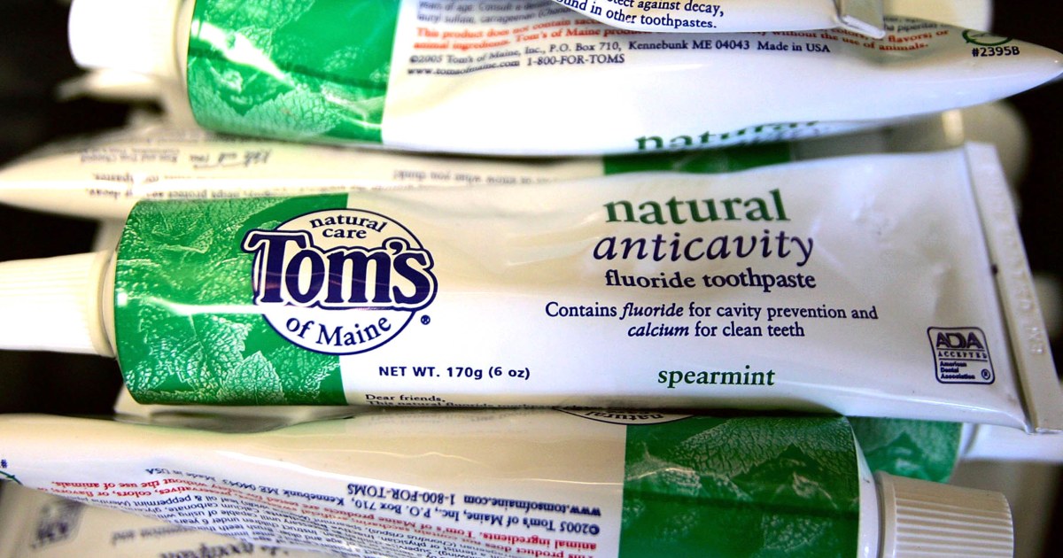 Tom's of Maine Toothpaste Possibly Made with Harmful Bacteria, FDA says