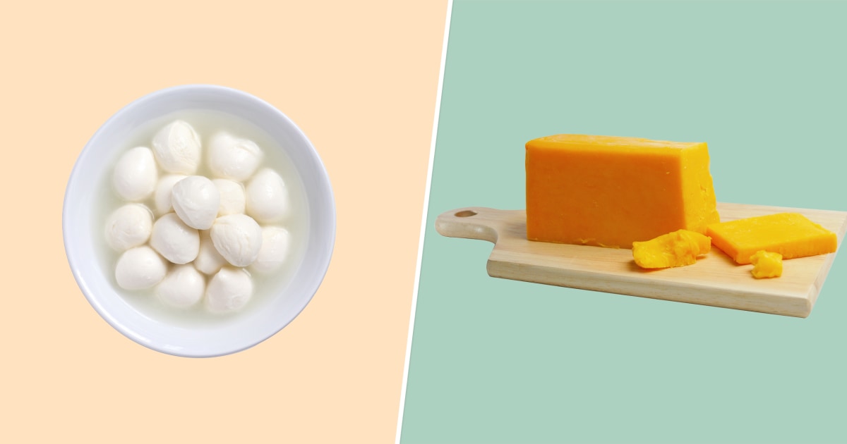Cheddar Vs. Mozzarella: Which Cheese Is Healthier?