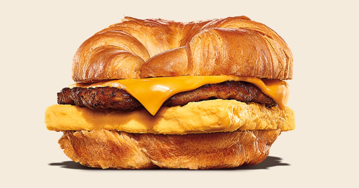 Burger King’s Croissant Breakfast Sandwich is 1 Cent for 1 Day