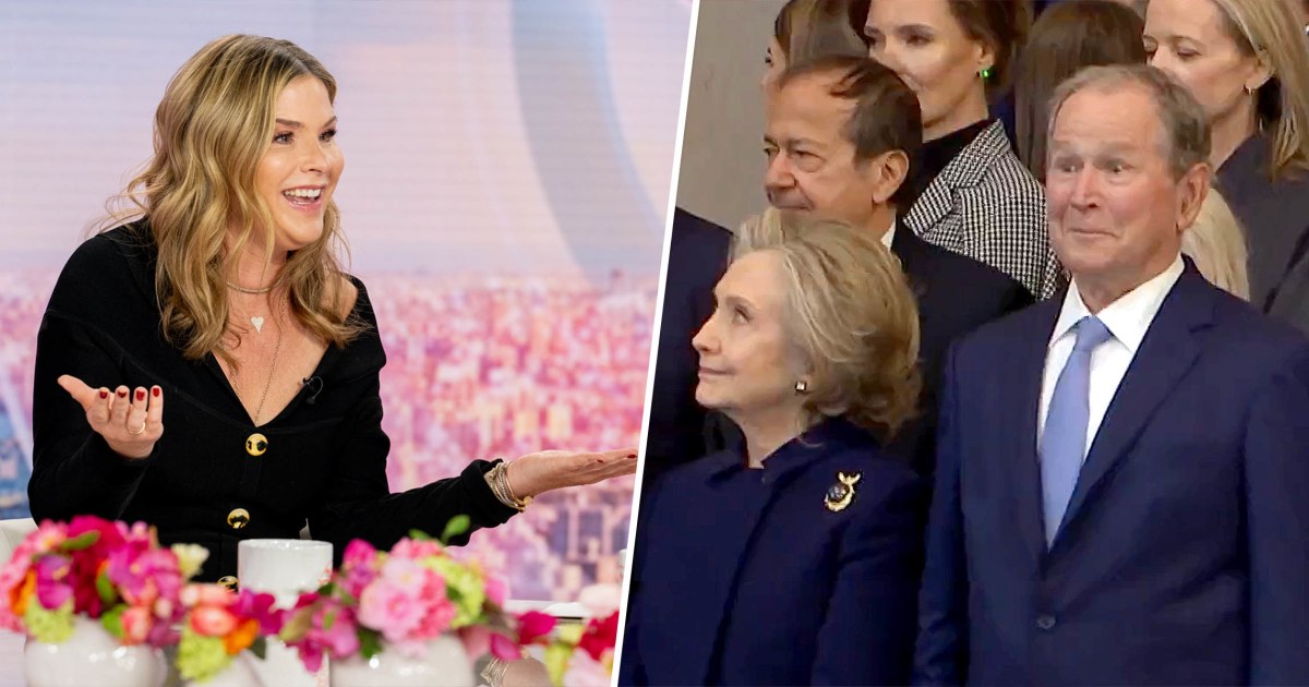 Jenna Bush Hager Talks Dad George W. Bush Going Viral at Trump Inauguration