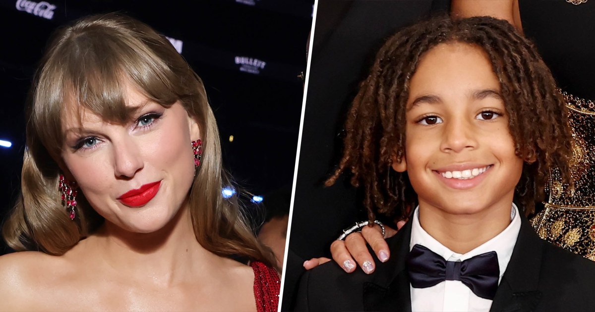 Swizz Beatz, Alicia Keys’ Son Dances With Taylor Swift At Grammys